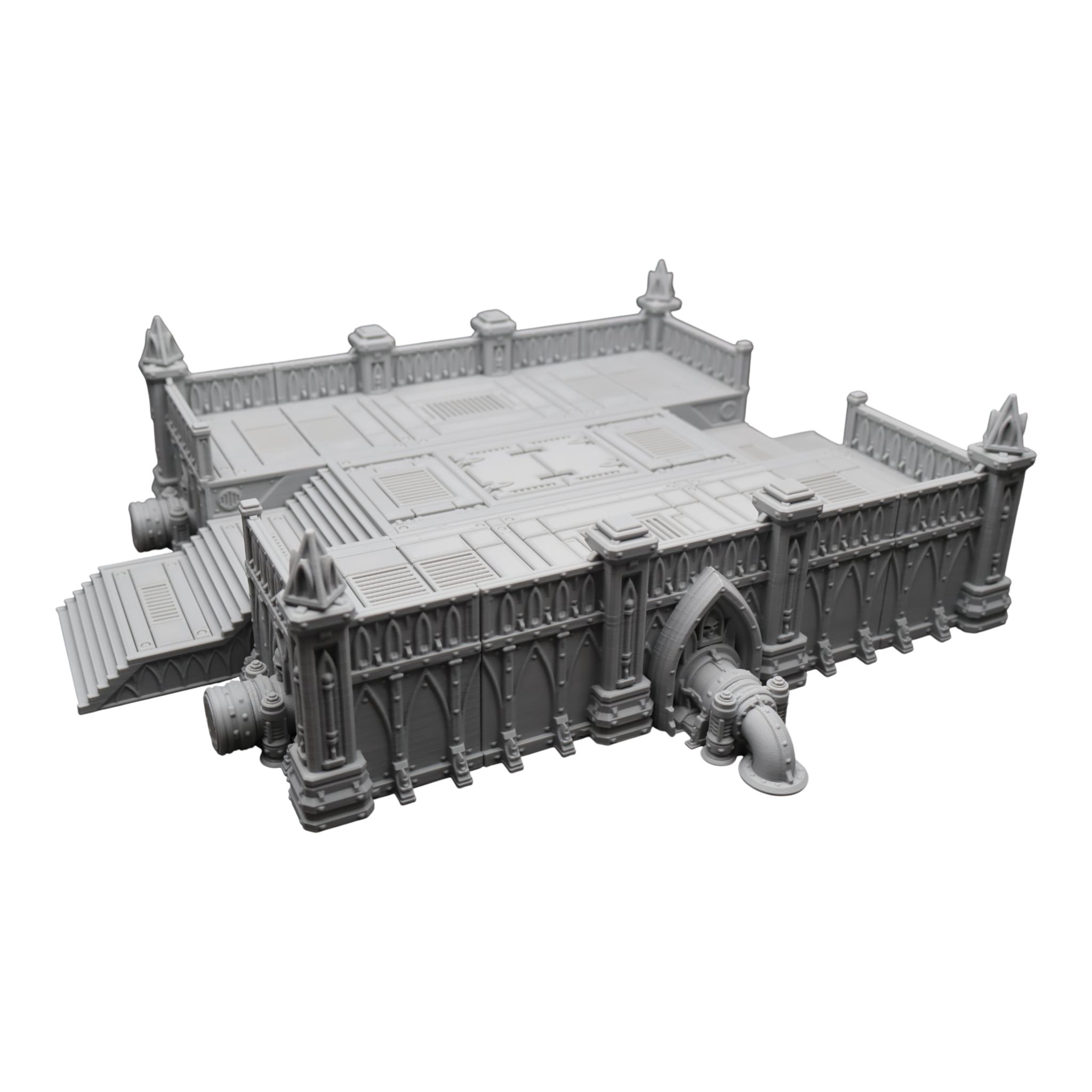 Steel Refinery Assembly #2 - 28mm Wargaming Scatter Terrain Scenery Ta ...