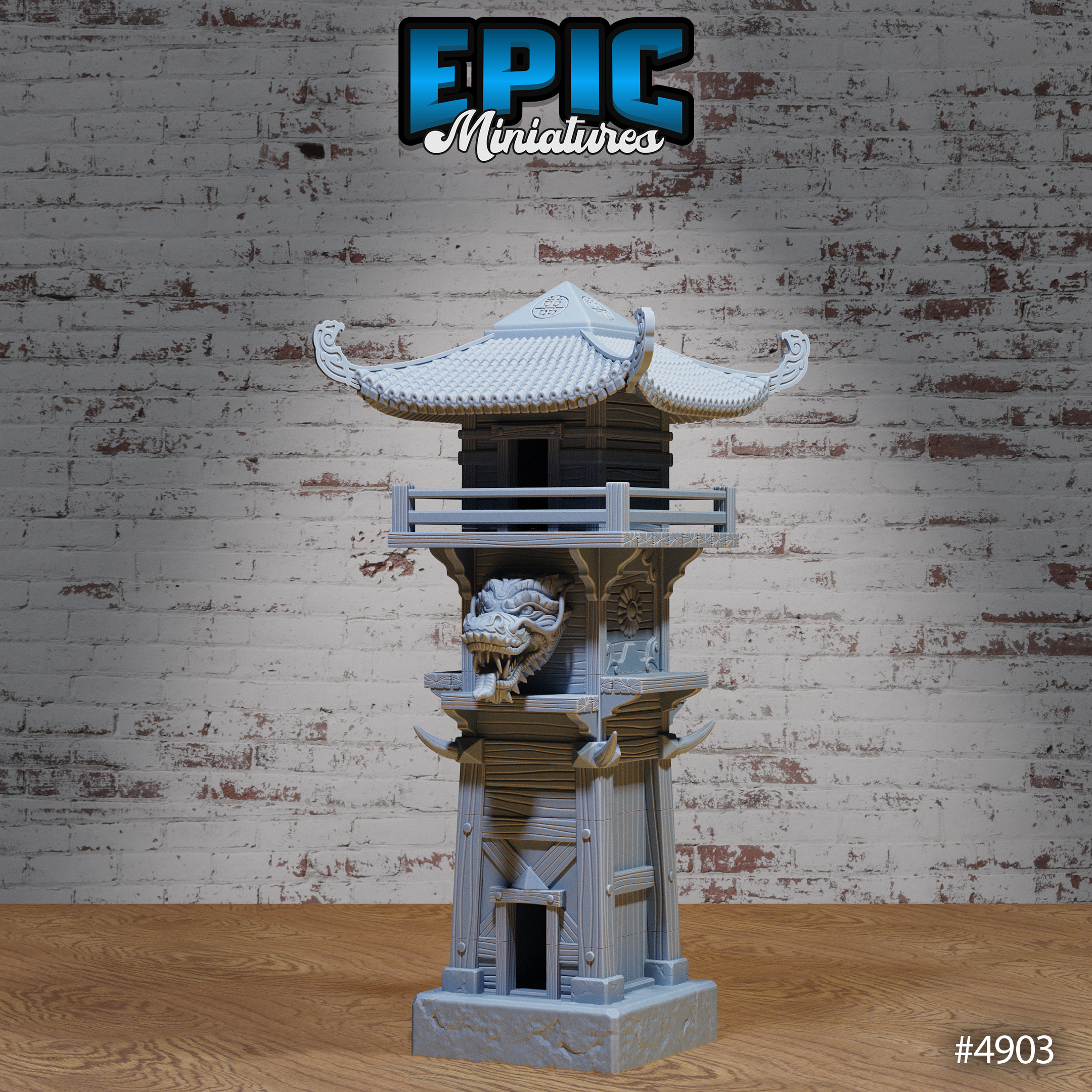 Dragon Watch Tower | Legends of the East Collection | Epic Miniatures – Geek Gaming Scenics