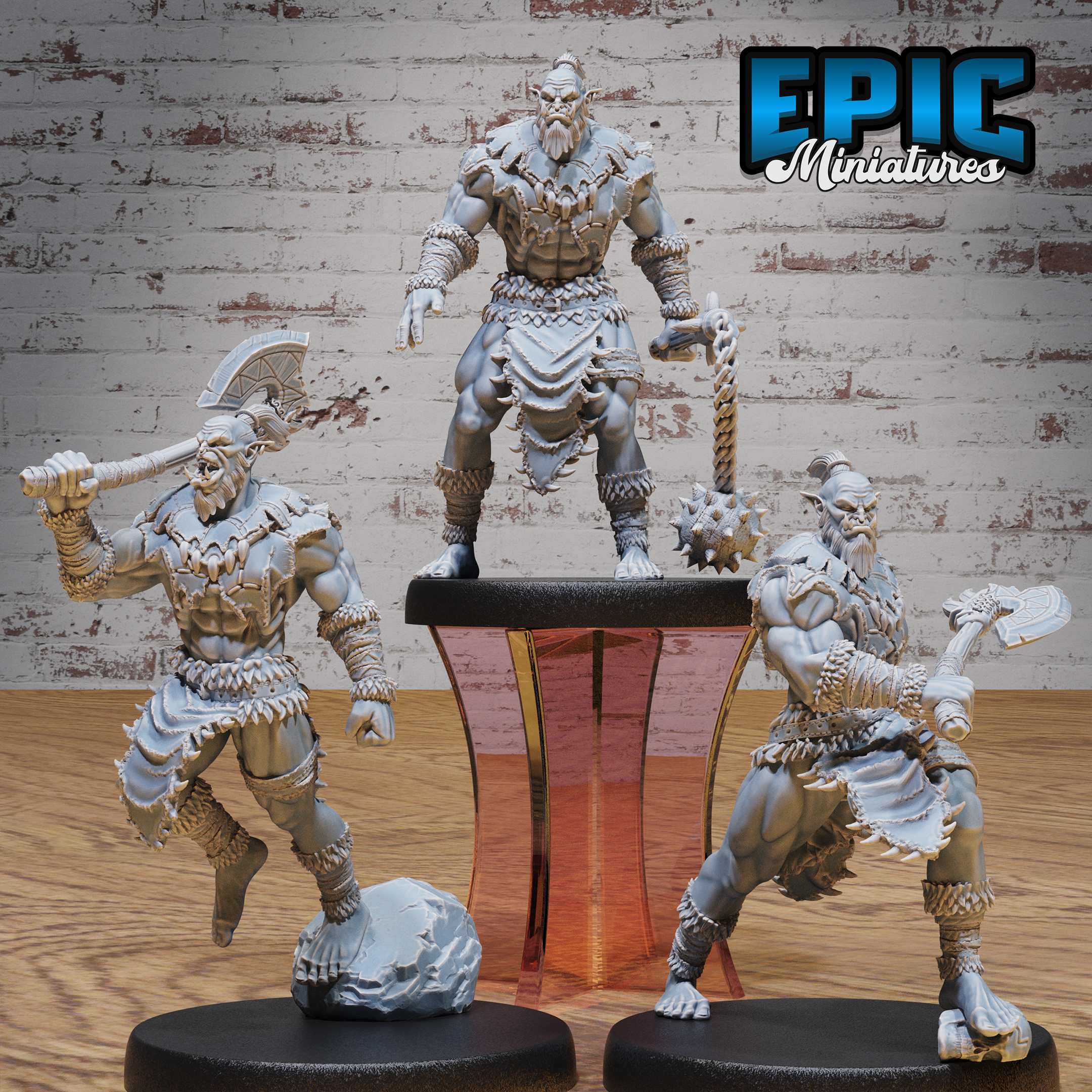 Orc Warrior Set (#4951-#4953) by Epic Miniatures | DnD Tabletop Models ...